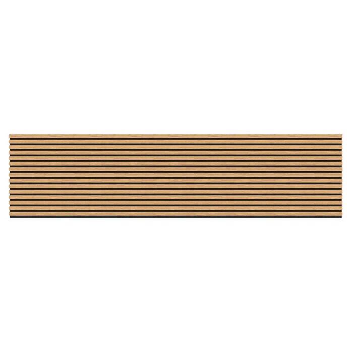 Acoustic Slat Wall Panel (600mm) - Light Oak - Bathroom Cladding Store
