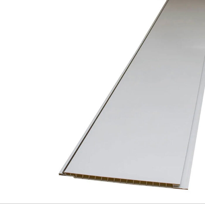 White With Chrome Cladding Panels - Bathroom Cladding Store